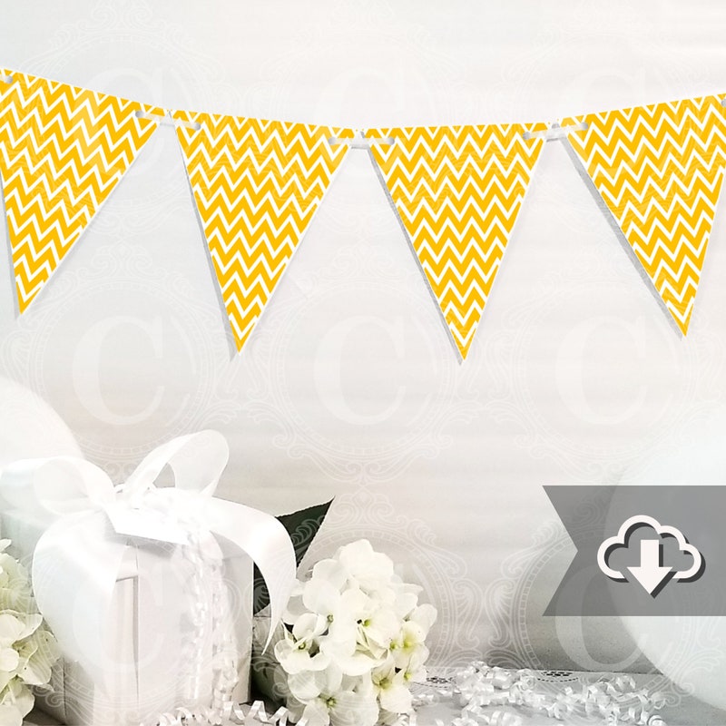 Yellow Chevron - Etsy