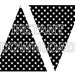 Black Star Banner Printable DIY Custom Banner Black Bunting - Etsy