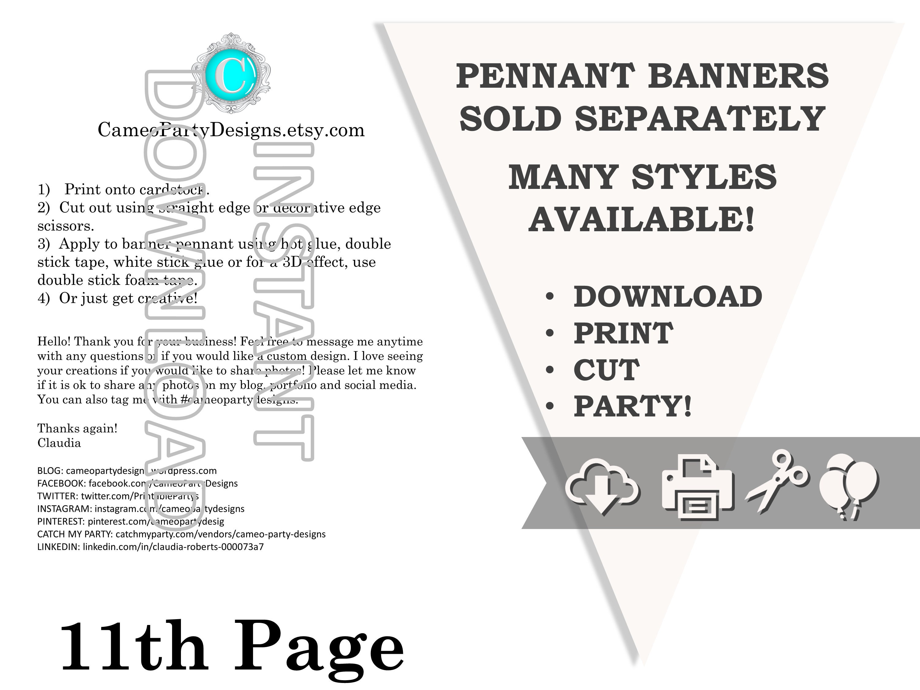 Red Alphabet Banner Letters Printable Red Bunting Letters | Etsy