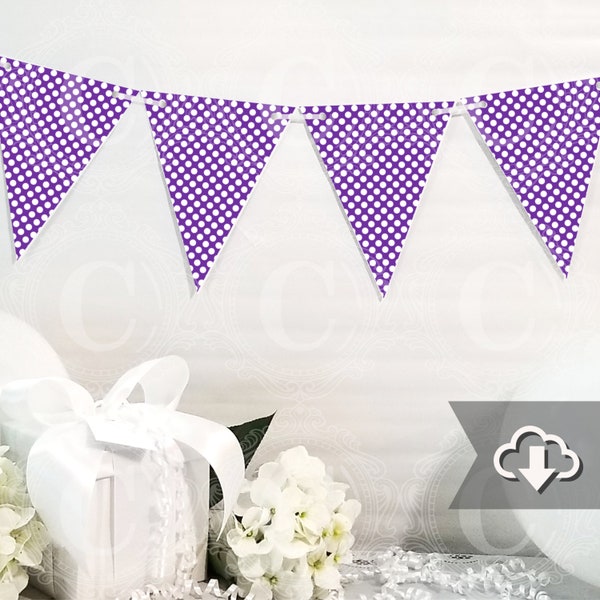 Purple Banner - Etsy