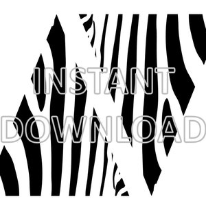Zebra Print Banner Printable, DIY Custom Banner, Black, White, Animal ...