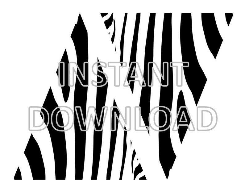 Zebra Print Banner Printable DIY Custom Banner Black White - Etsy