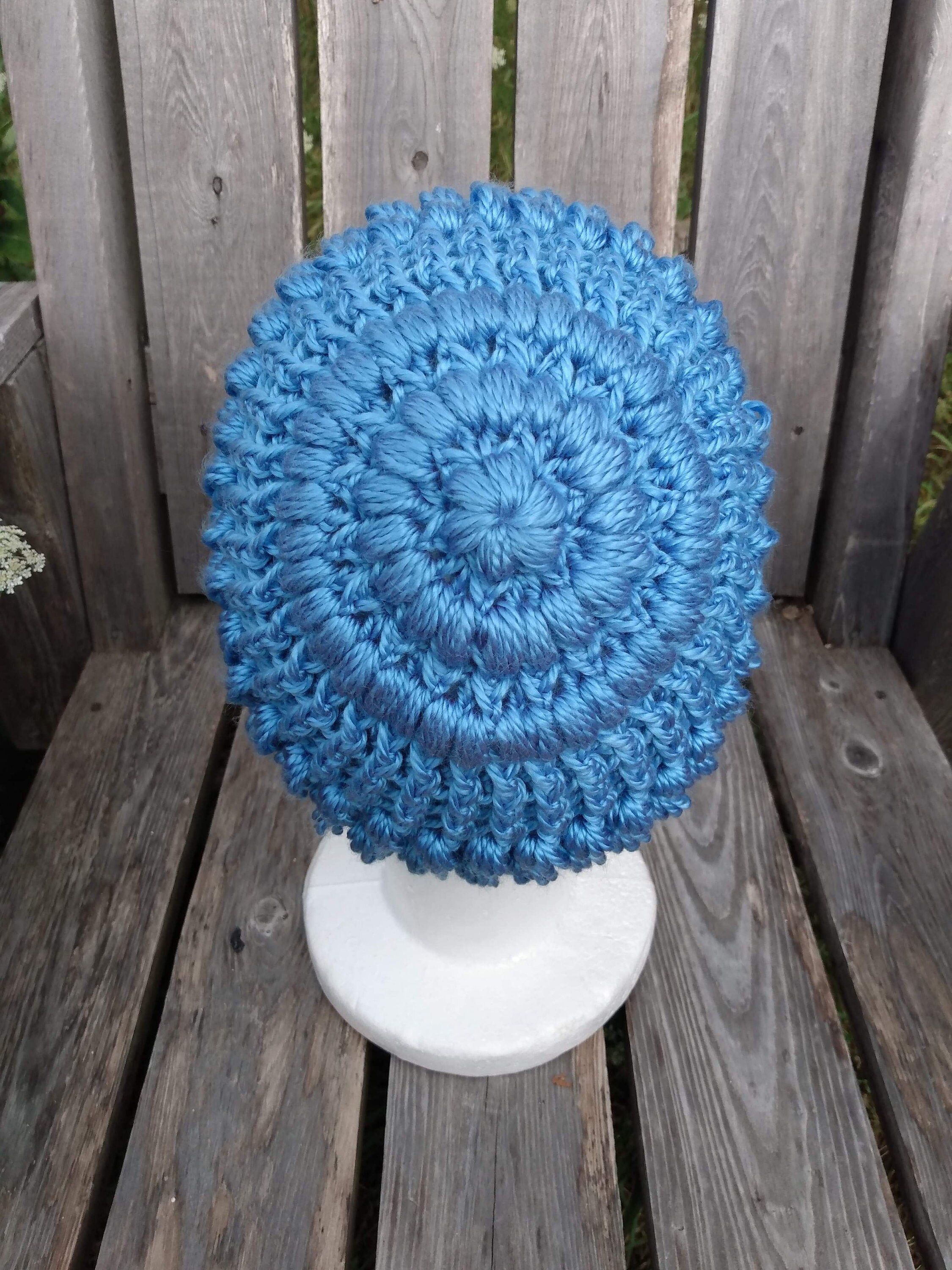 Pdf-crochet Pattern Snowball Hat Sizes Youth-adult Large - Etsy