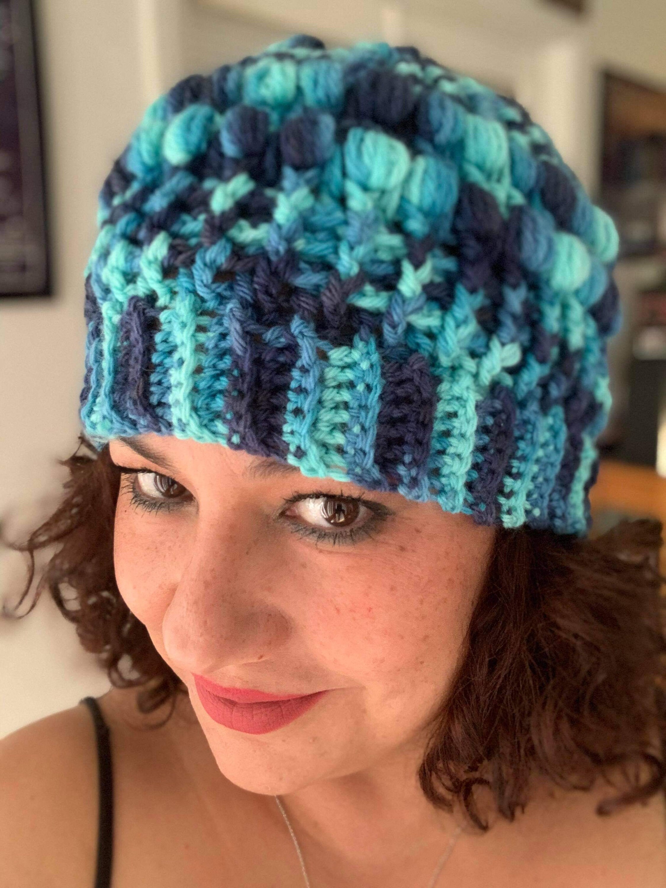 Pdf-crochet Pattern Snowball Hat Sizes Youth-adult Large - Etsy