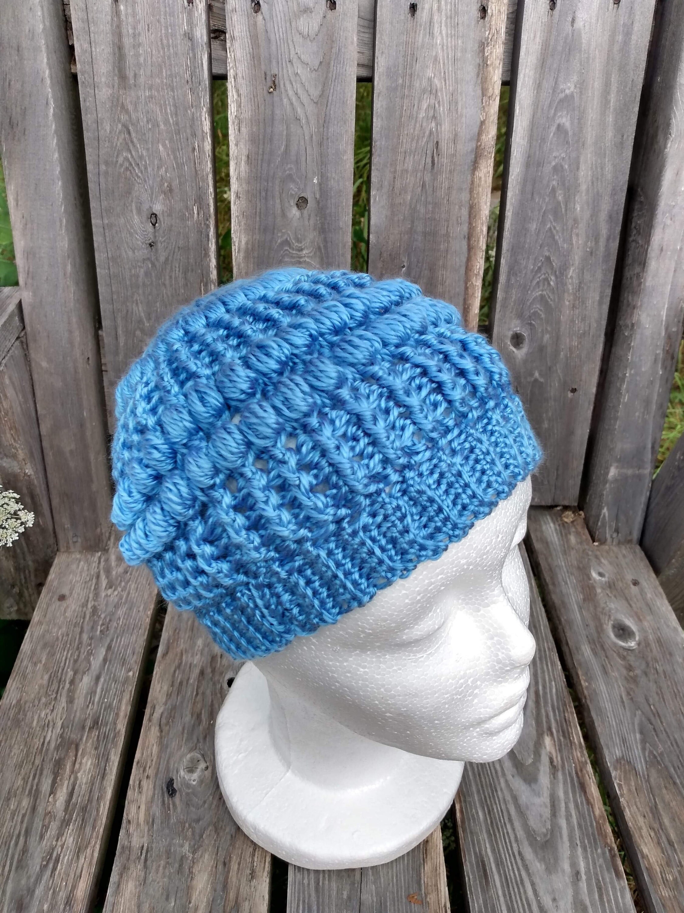 Pdf-crochet Pattern Snowball Hat Sizes Youth-adult Large - Etsy