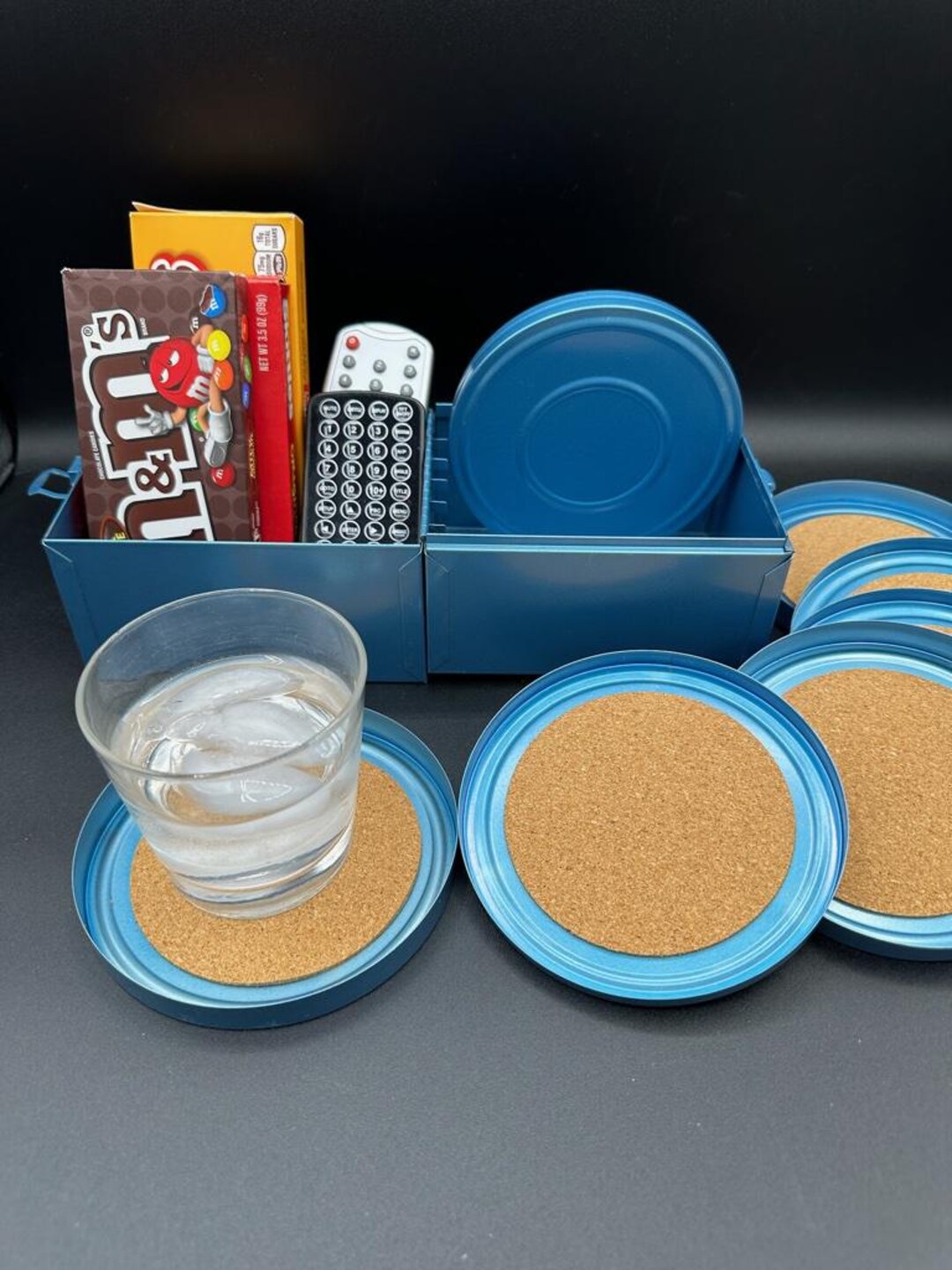 Film Reel Coaster Set, Media Room Barware, Housewarming Gift, Vintage ...