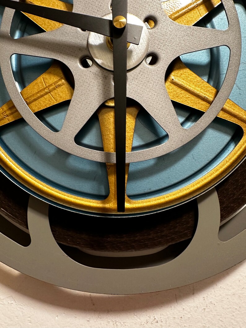 Vintage Film Reel Wall Clock, Home Theater Decor - Etsy