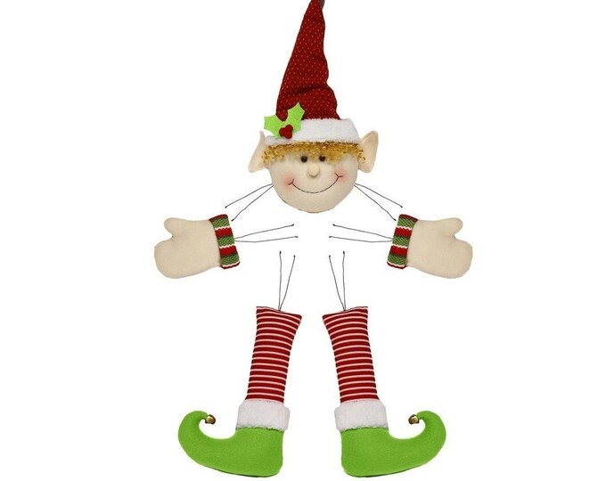 Elf Wreath Attachment Kit, 5 Pc 28"h Elf Wreath Making Attachment ...
