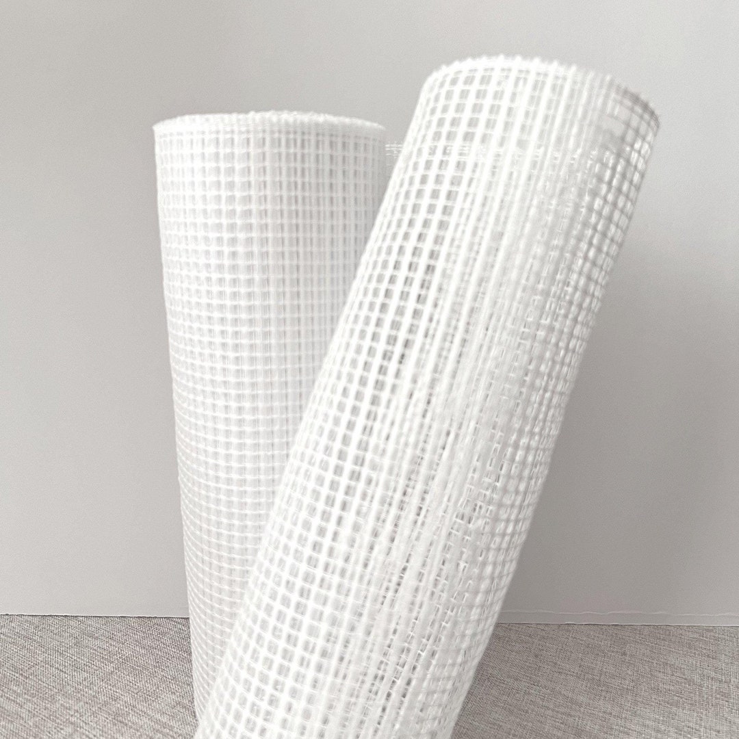 White Deco Mesh, 10" X 10yd Horizontal Wide Stripe Mesh. - Etsy