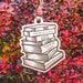SJM Book Stack Christmas Ornament, Holiday Ornament, Bookish Gifts, SJM ...