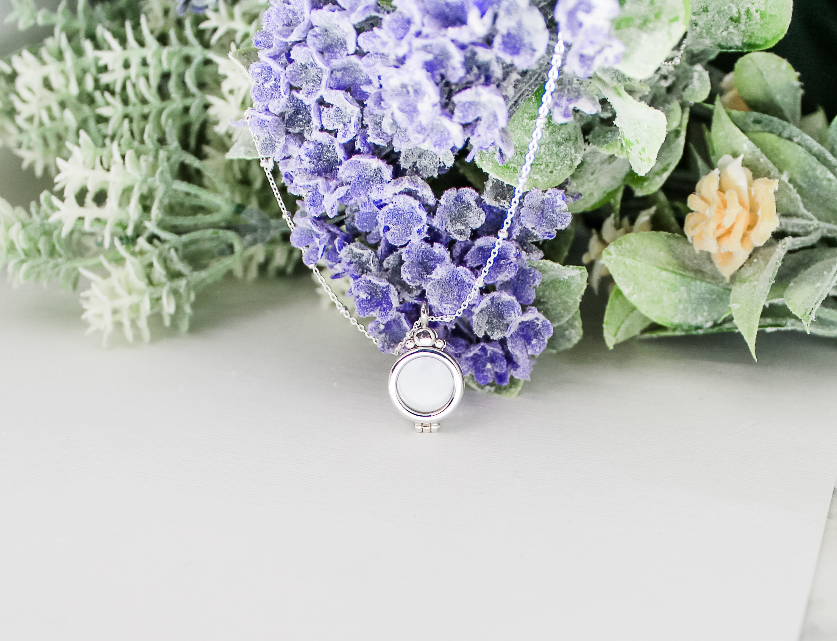 Small Glass Locket Floating Locket Clear Glass Locket | Etsy