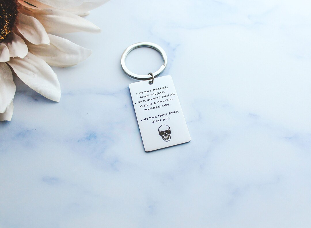 The Locked Tomb Keychain | Bookish Jewelry | Gideon the Ninth ...