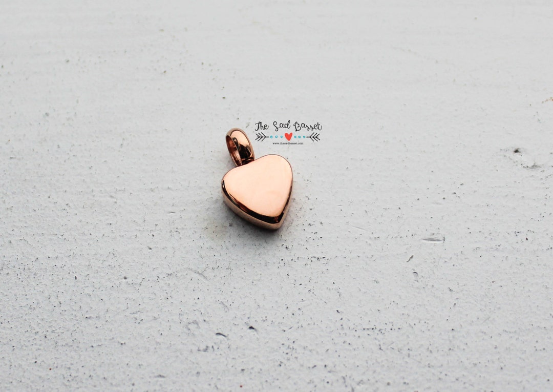 Rose Gold Cremation Urn Charm | Personalized Cremation Jewelry ...
