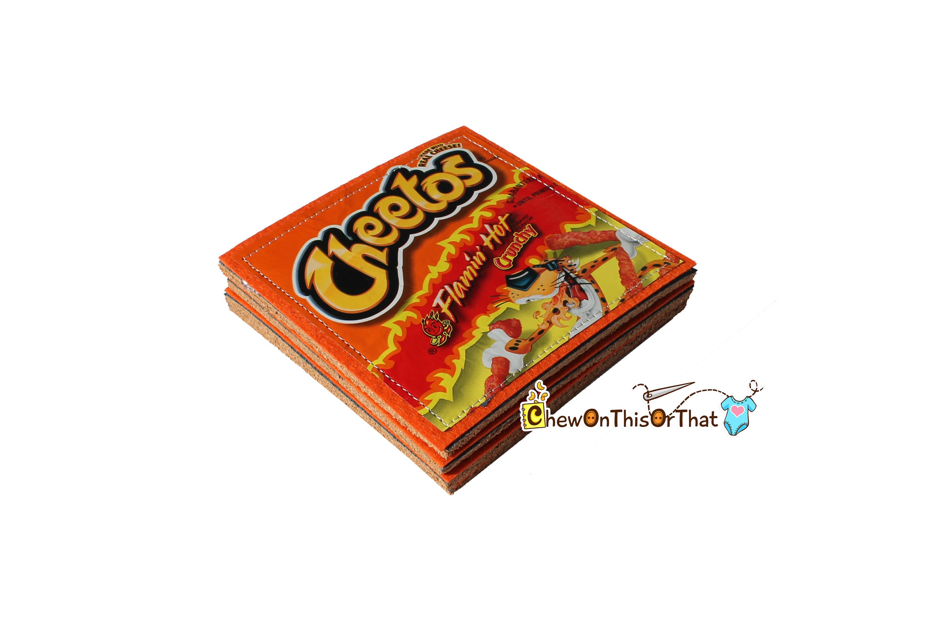 Cheetos Mixed Upcycled Potato Chip Bag Coasters Recycled - Etsy