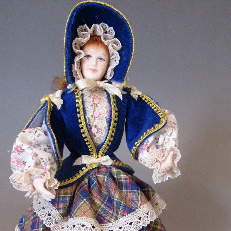Miniature Porcelain Doll - Etsy