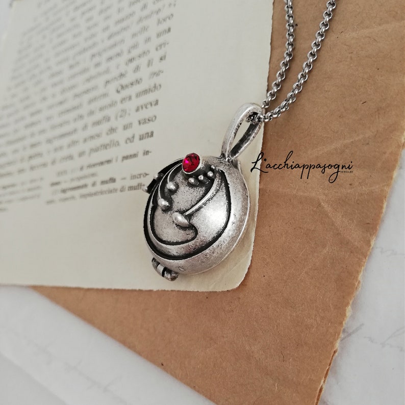 Elena Gilbert Inspired Vervain Locket Necklace With Wooden Box - Etsy ...