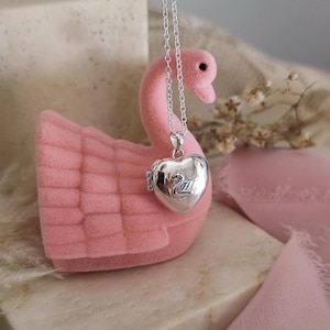 Odette Swan Locket Necklace, Swan Lake Inspired Princess Odette Locket ...