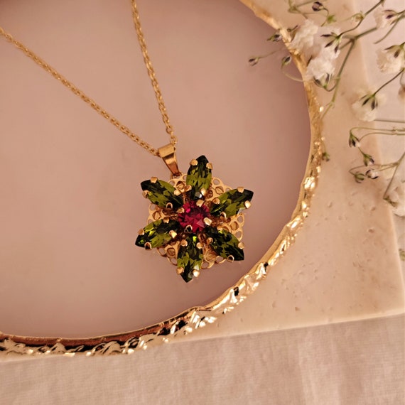 Anastasia Engraved Necklace Together in Paris OLIVINE M Etsy