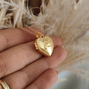 Odette Swan Locket Necklace, Swan Lake Inspired Princess Odette Locket ...