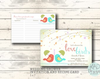 Wedding Shower Invitation and Date Night Card. Bridal Shower | Etsy