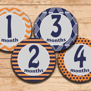 Instant Download Printable Milestone Stickers. Baby Month - Etsy