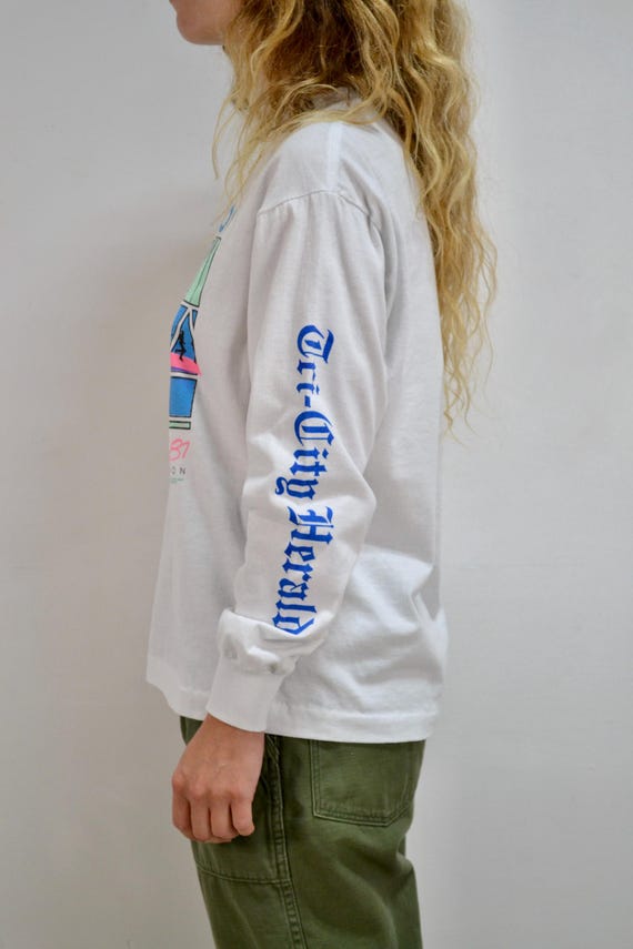 1987 Lampson Cable Bridge Run Single Stitch Long Slee… - Gem