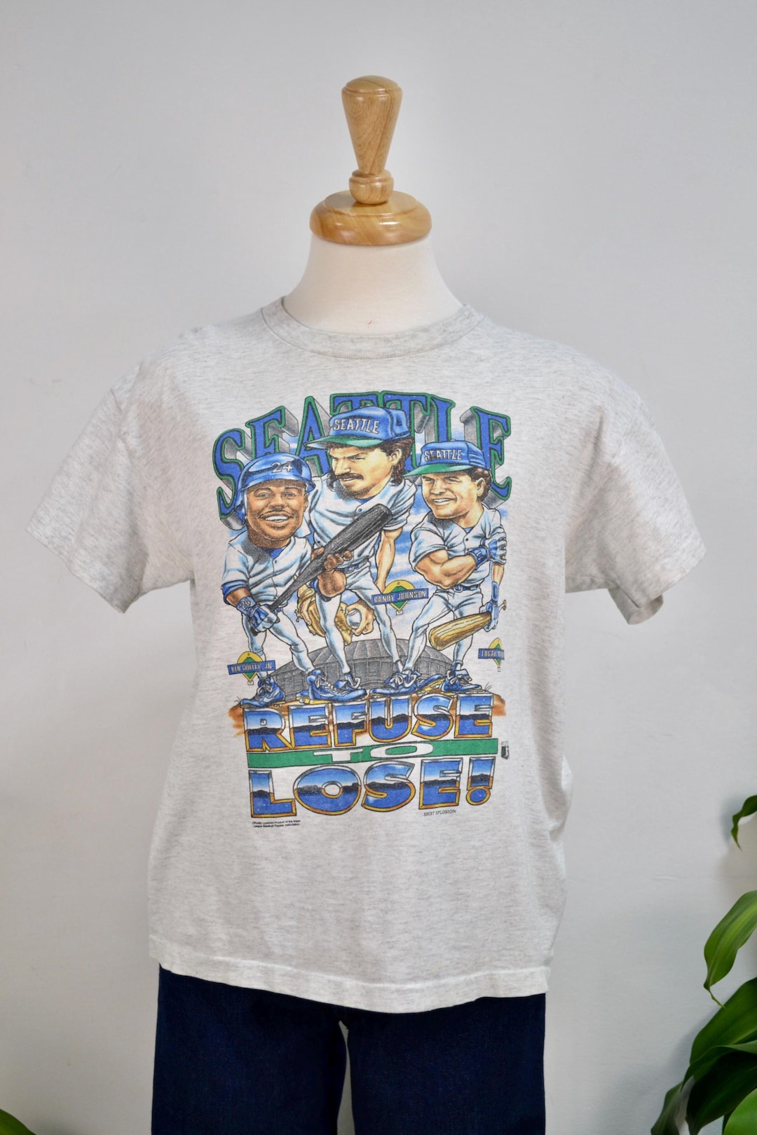 90s Seattle Mariners Refuse to Lose Single Stitch Caricature Tee - Etsy