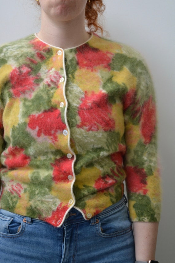 Fifties "Angelon by Darlene" Hand Screen Printed Ango… - Gem