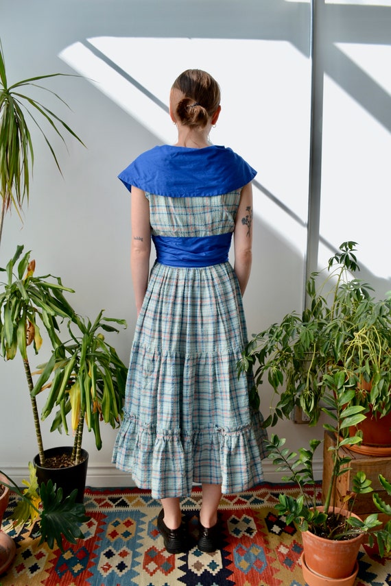 1950's Western Plaid Dress - Gem
