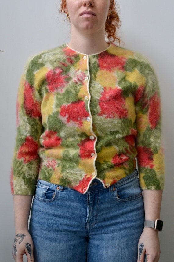 Fifties "Angelon by Darlene" Hand Screen Printed Ango… - Gem