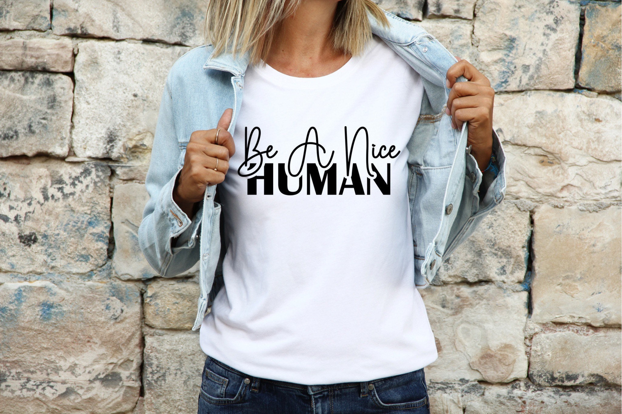 Ser un buen humano SVG / Bondad SVG / PNG positivo / Descarga digital ...