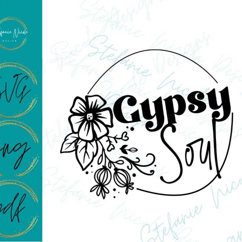 Gypsy Soul Svg - Etsy