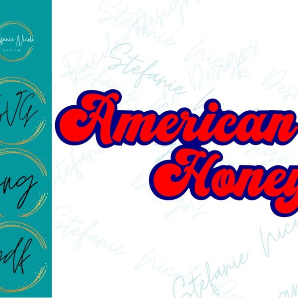 American Honey Svg - Etsy