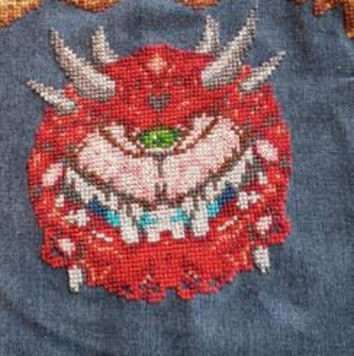 Cacodemon DOOM Cross Stitch Pattern - Etsy
