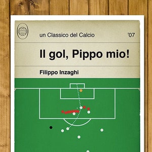 AC Milan Goal V Liverpool Filippo Inzaghi Poster European - Etsy