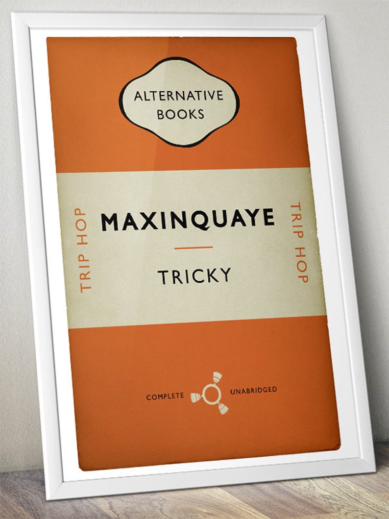 Trip Hop Print Tricky Maxinquaye Alternative Book Cover | Etsy