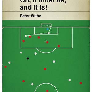 Aston Villa Goal V Bayern Munich - Peter Withe Poster - 82 European Cup ...