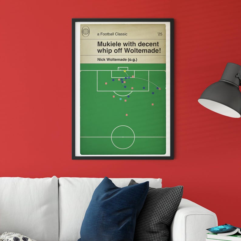 Sunderland Goal Poster - Nick Woltemade OG - Sunderland 1 Newcastle 0 ...