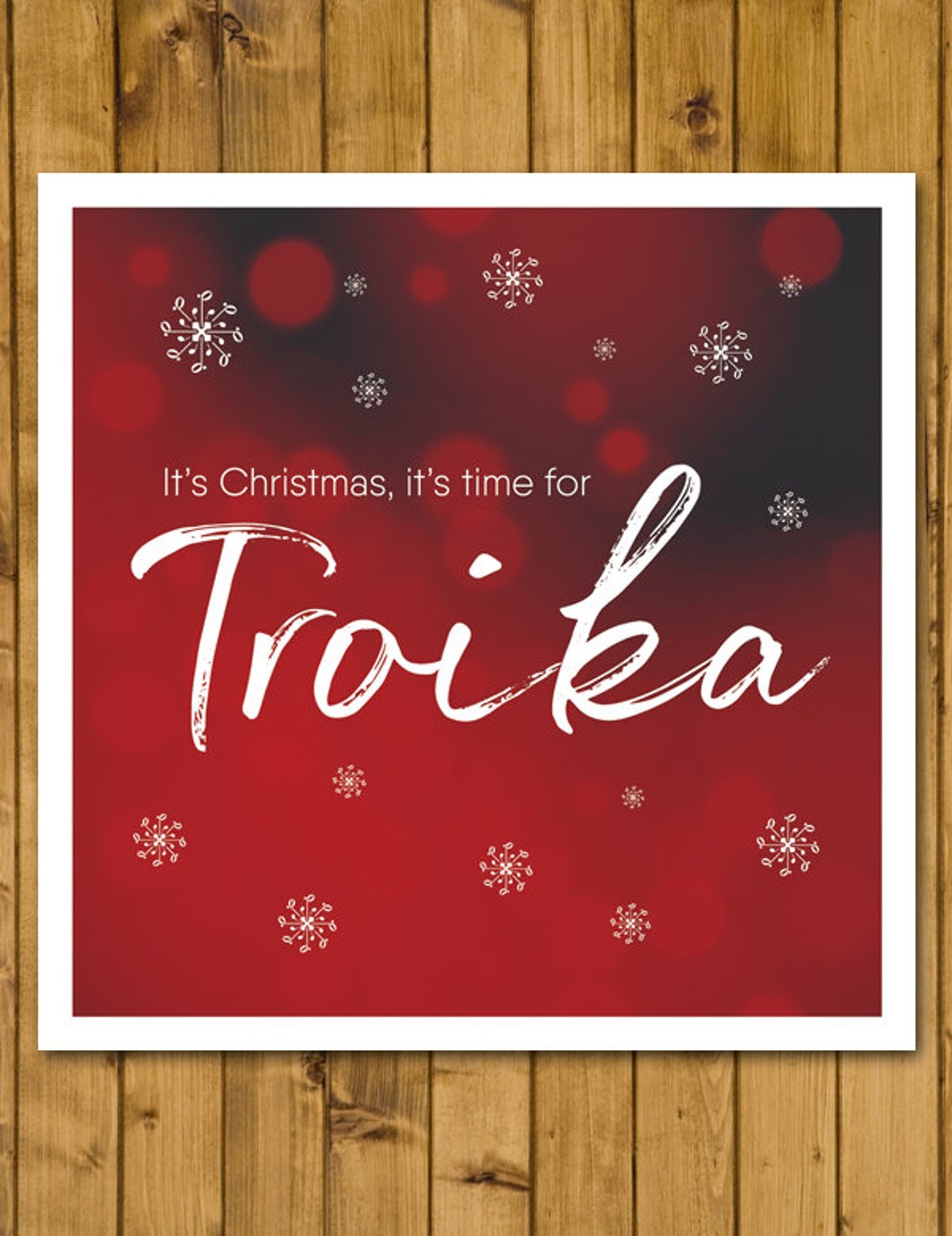 Troika Christmas Card - Classical Music Christmas Gift - Lieutenant ...