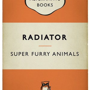 Super Furry Animals - Radiator - Alternative Book Cover Poster (UK and ...