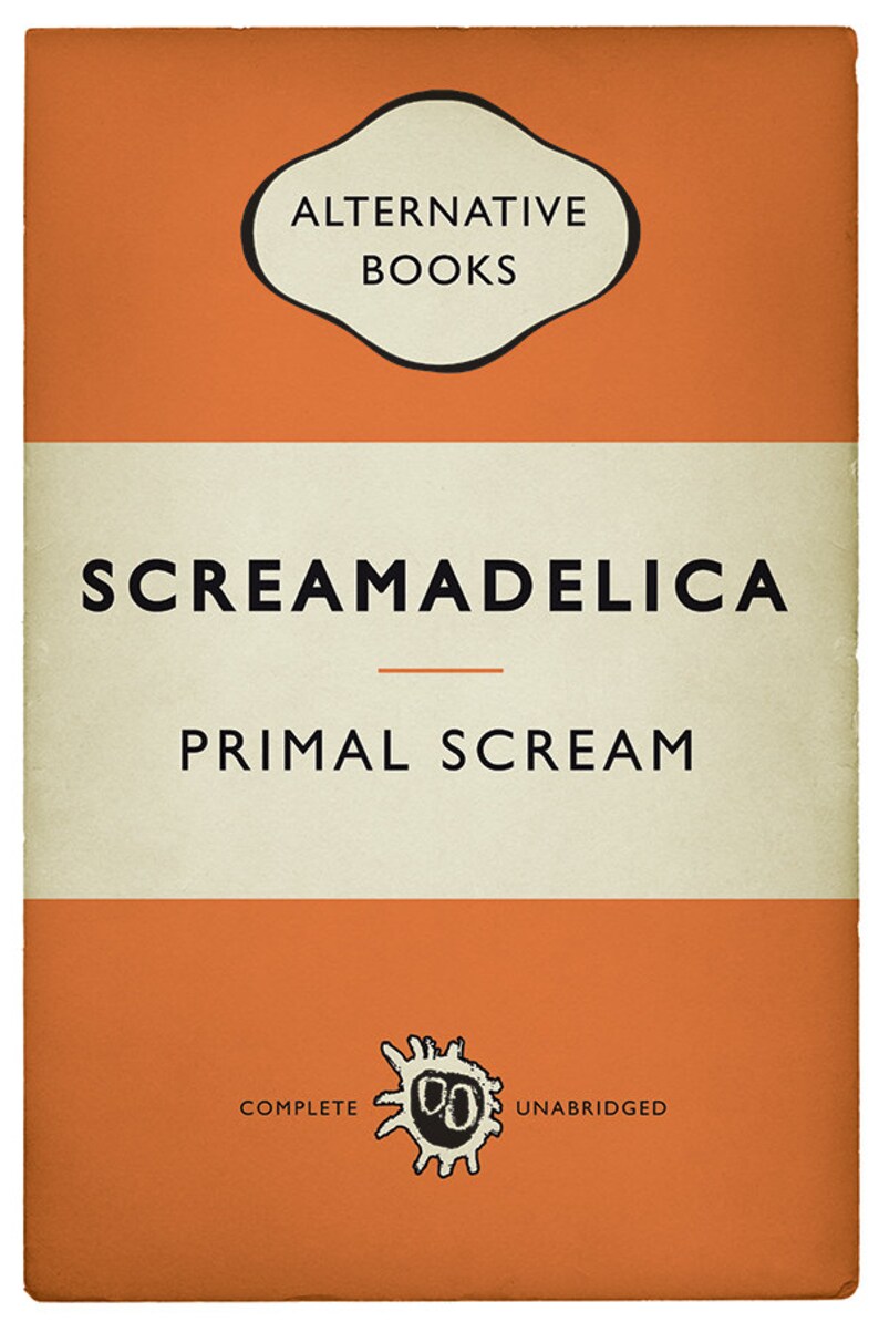 Primal Scream - Screamadelica - Alternative Book Cover Poster (UK and ...