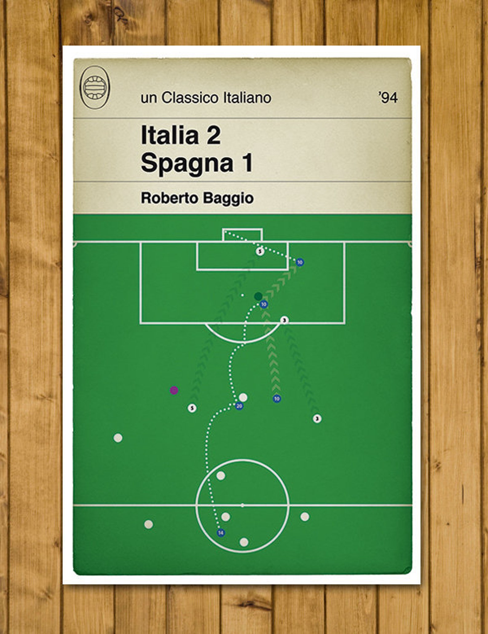 Roberto Baggio Winning Goal for Italy V Spain in USA 94 - Football ...
