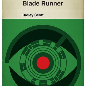 Ridley Scott - Blade Runner - Classic Book Cover Poster (various Sizes ...