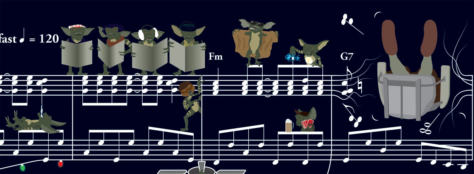 Theme From Gremlins Jerry Goldsmith the Gremlin Rag | Etsy