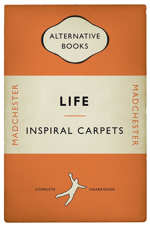 Inspiral Carpets - Life - Madchester - Alternative Book Cover Poster ...