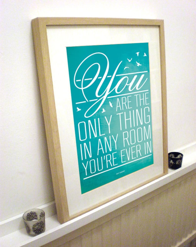 Starlings Lyric Poster - Romantic Music Art - Etsy