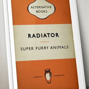 Super Furry Animals - Radiator - Alternative Book Cover Poster (UK and ...