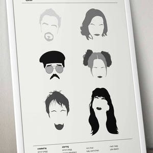 Comedy Classic Poster - Spaced - TV Series Wall Decor - Minimal Art ...