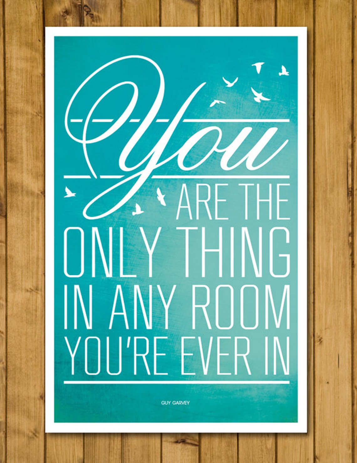 Starlings Lyric Poster - Romantic Music Art - Etsy