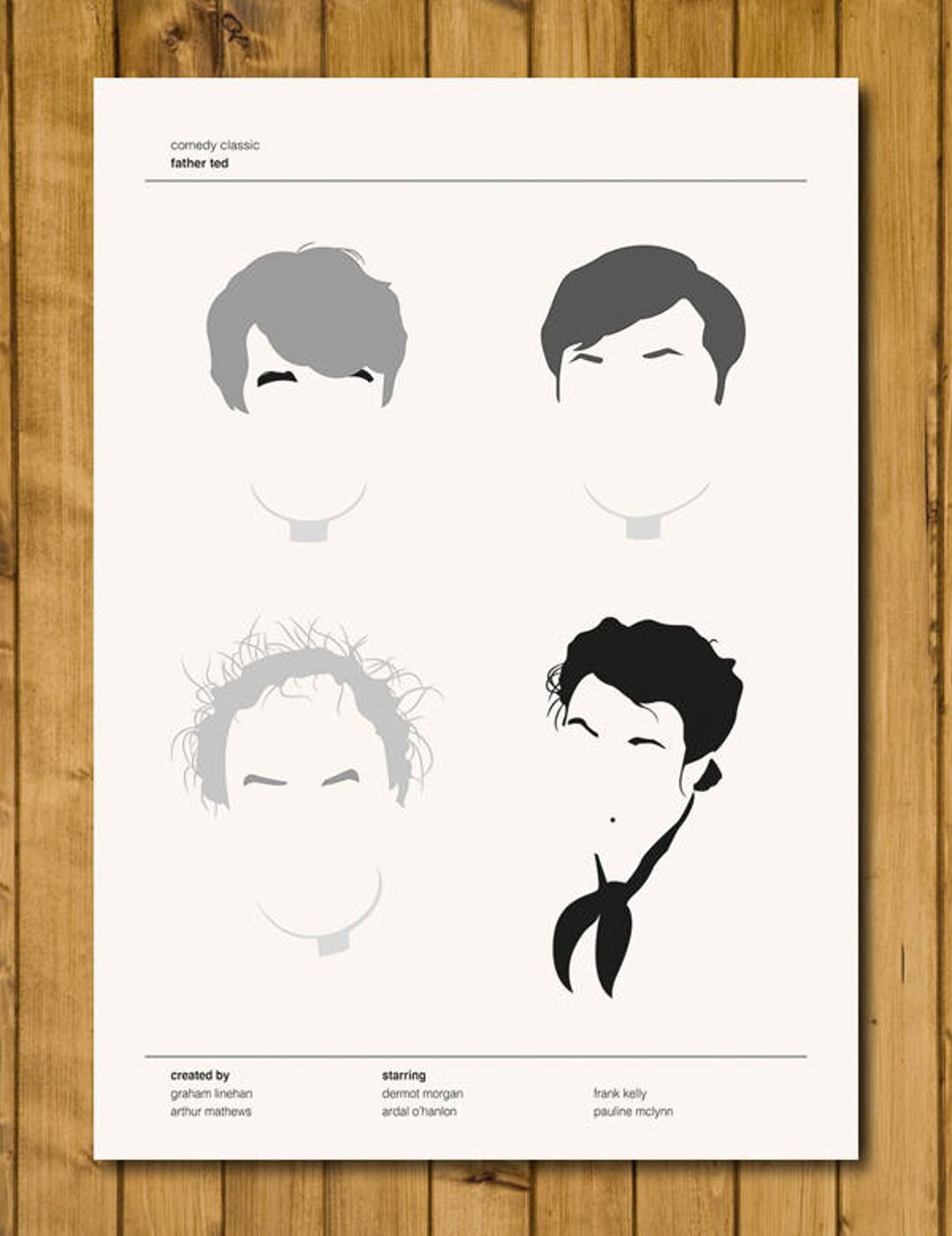 Comedy Classic Poster - Father Ted (420 X 297mm - A3) - Etsy